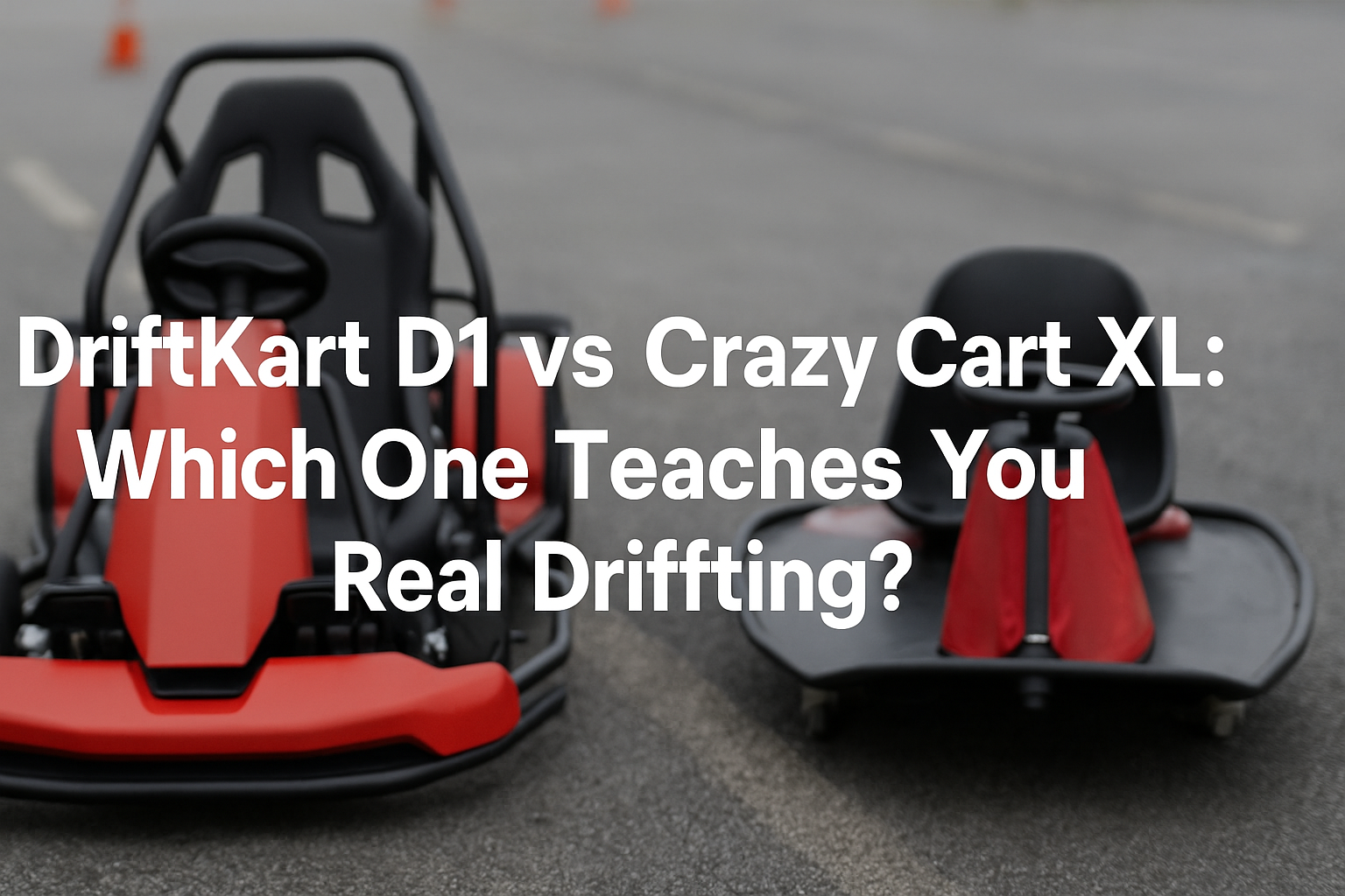 DriftKart D1 vs Crazy Cart XL: Which One Teaches You Real Drifting ...