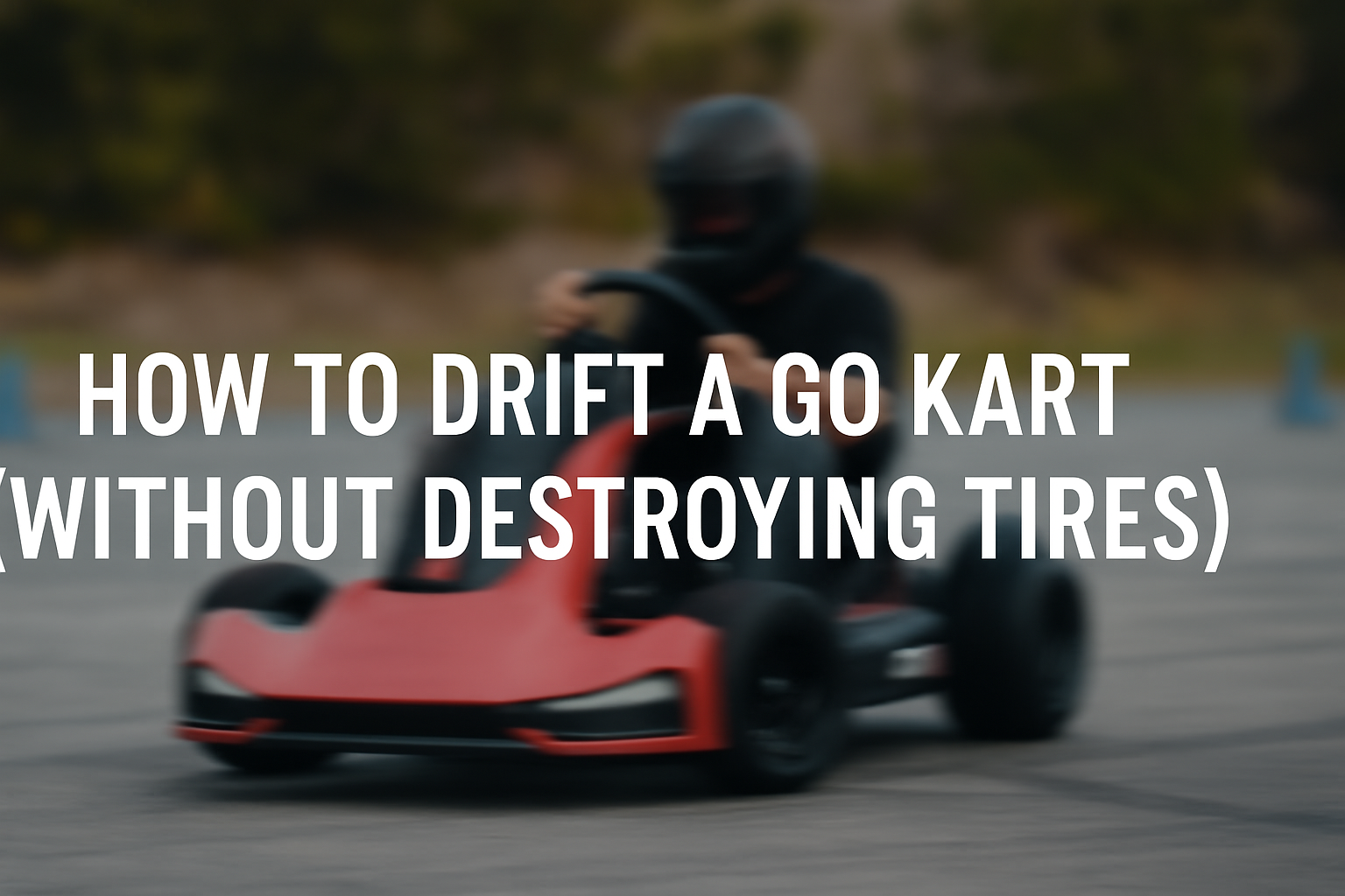 How to Drift a Go Kart (Without Destroying Tires) – Drifting Go Kart