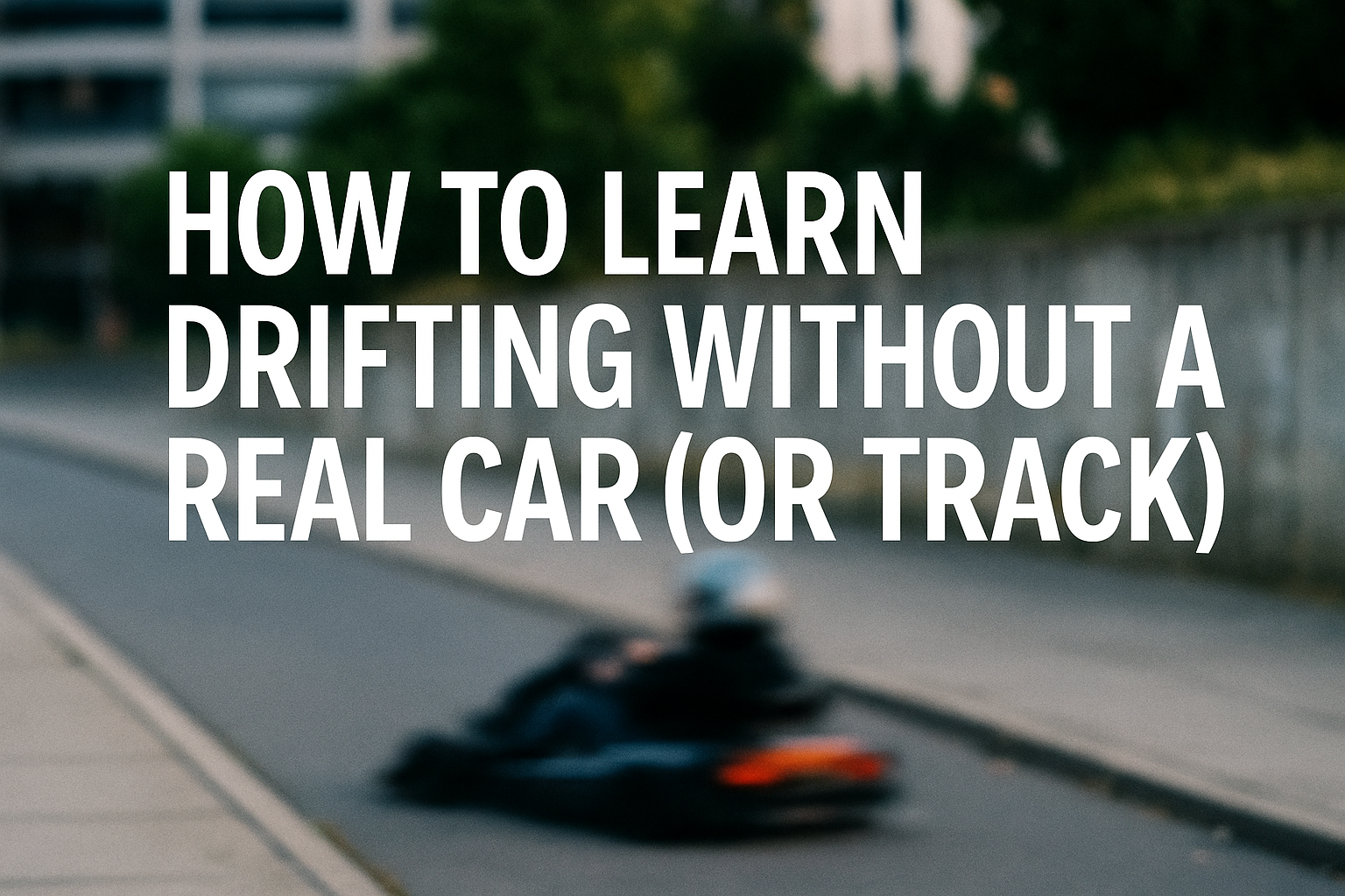How to Learn Drifting Without a Real Car (Or Track) – Drifting Go Kart