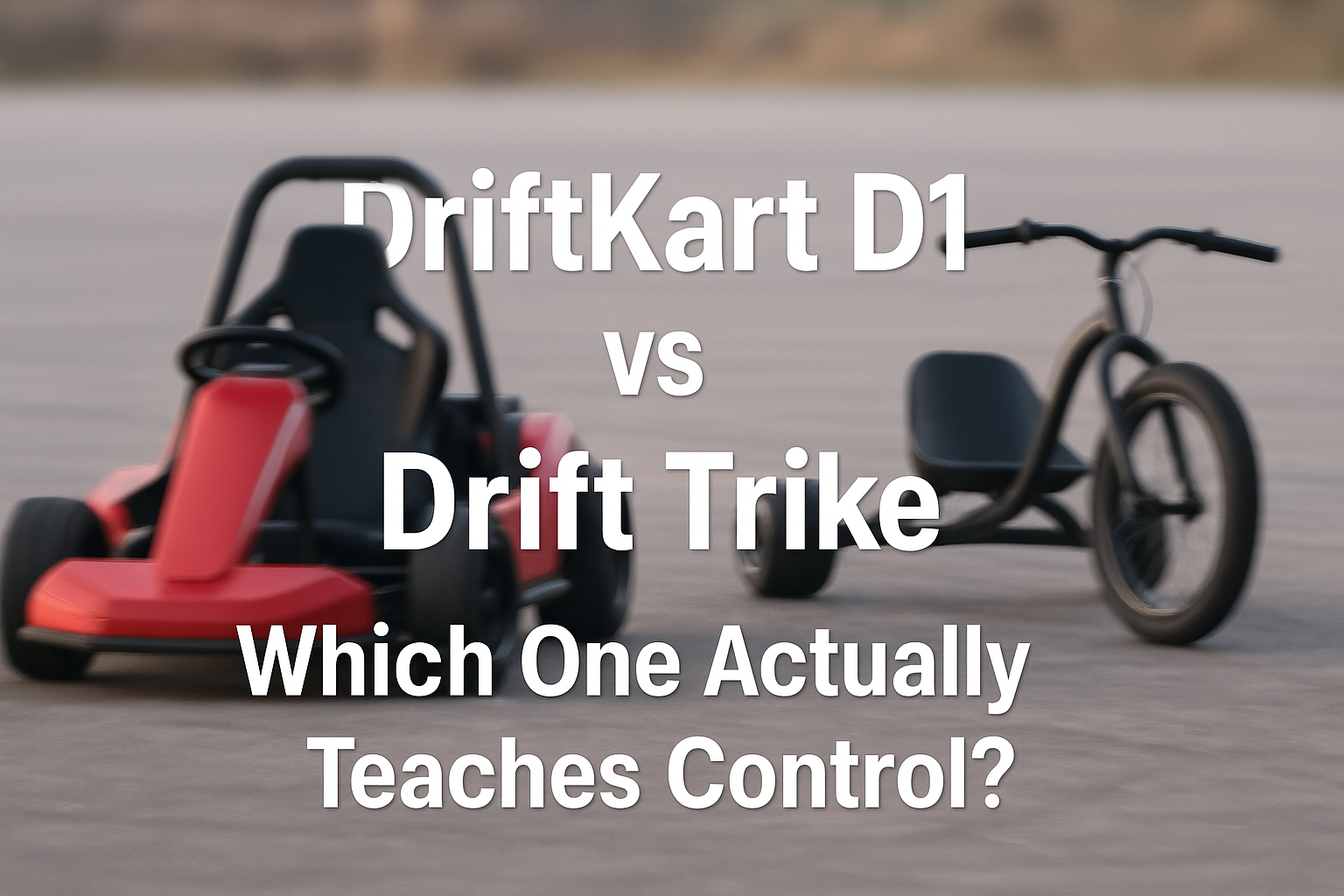 DriftKart D1 vs Drift Trike: Which One Actually Teaches Control ...